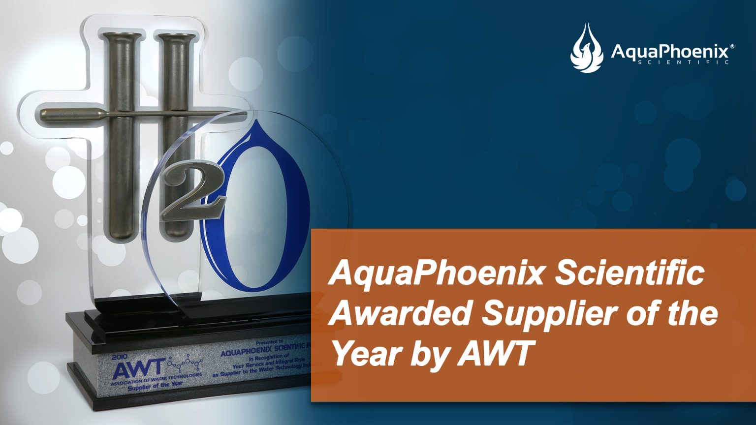 AquaPhoenix Scientific Awarded Supplier of the Year by AWT