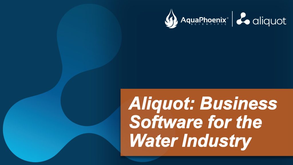 Aliquot: Business Software for the Water Industry