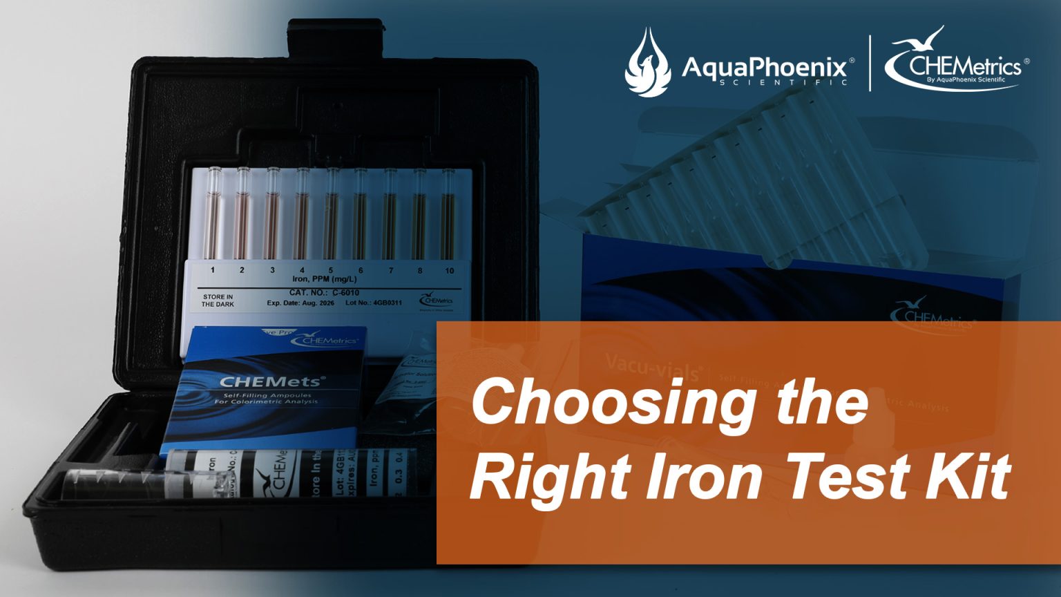 How To Choose The Right Iron Test Kit For Your Application